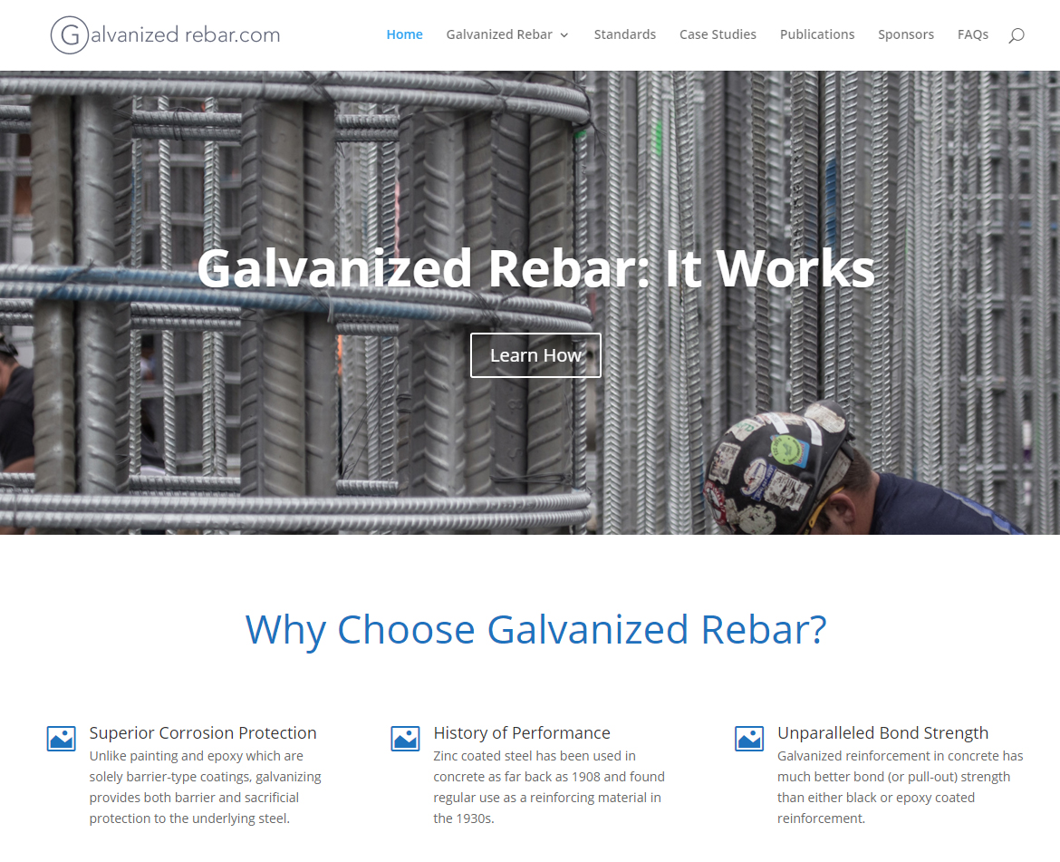 New Galvanized Reinforcing Steel… | American Galvanizers Association