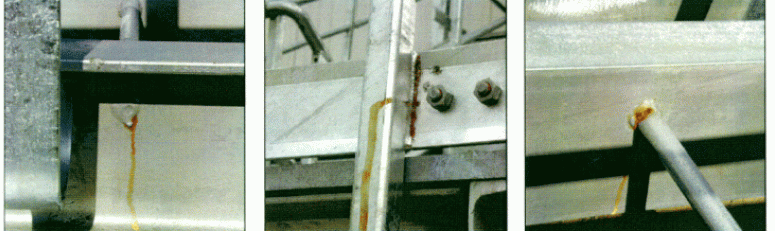 Rust Bleeding on Overlapping… | American Galvanizers Association