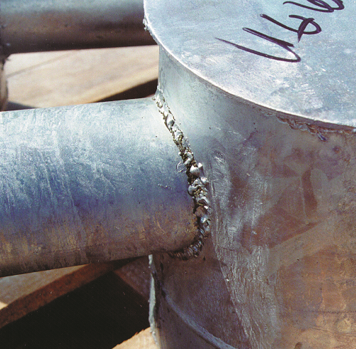 Welding Appearance after HDG | American Galvanizers Association